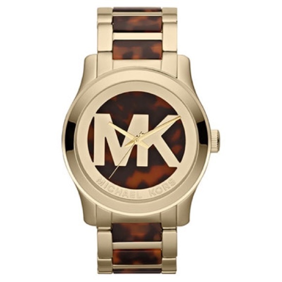 Michael Kors | Accessories | Michael Kors Gold Tortoise Watch | Poshmark